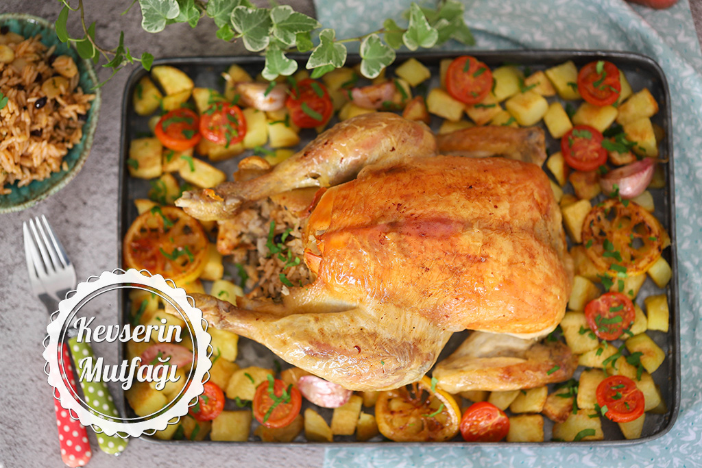 İç Pilavlı Tavuk Dolma Tarifi | Kevserin Mutfağı - Yemek Tarifleri
